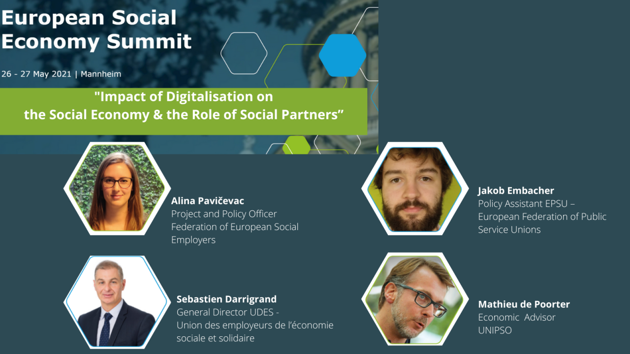 Social Employers co-host event in European Social Economy Summit ...